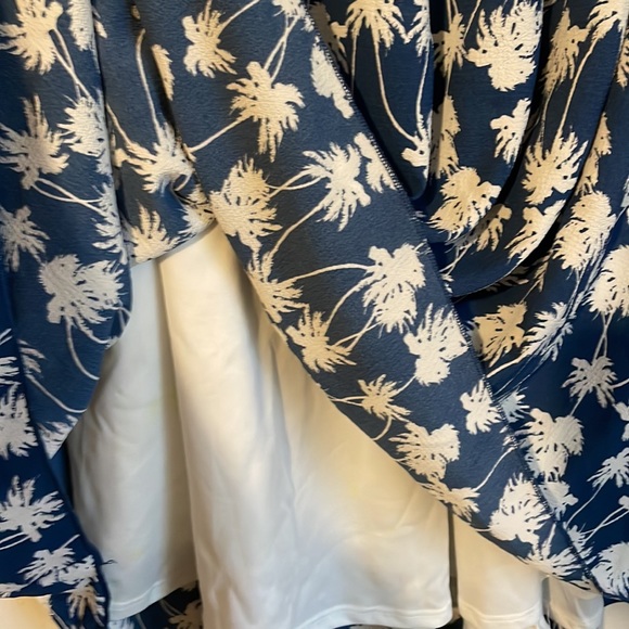 LuLaRoe | Skirts | Nwt L Lularoe Lucy Maxi Skirt Blue With Palm Trees ...